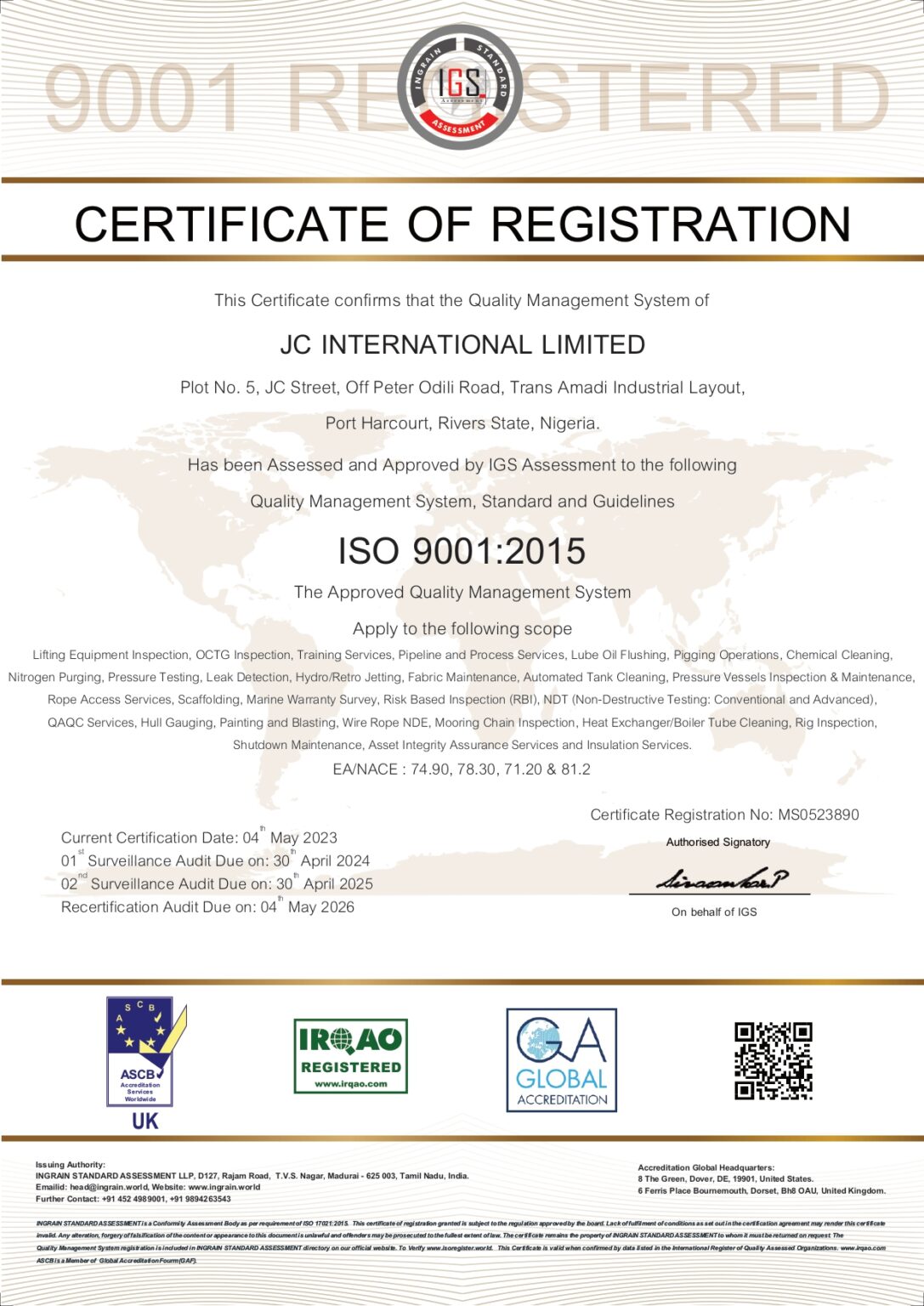 About 1 - JCI Online Training