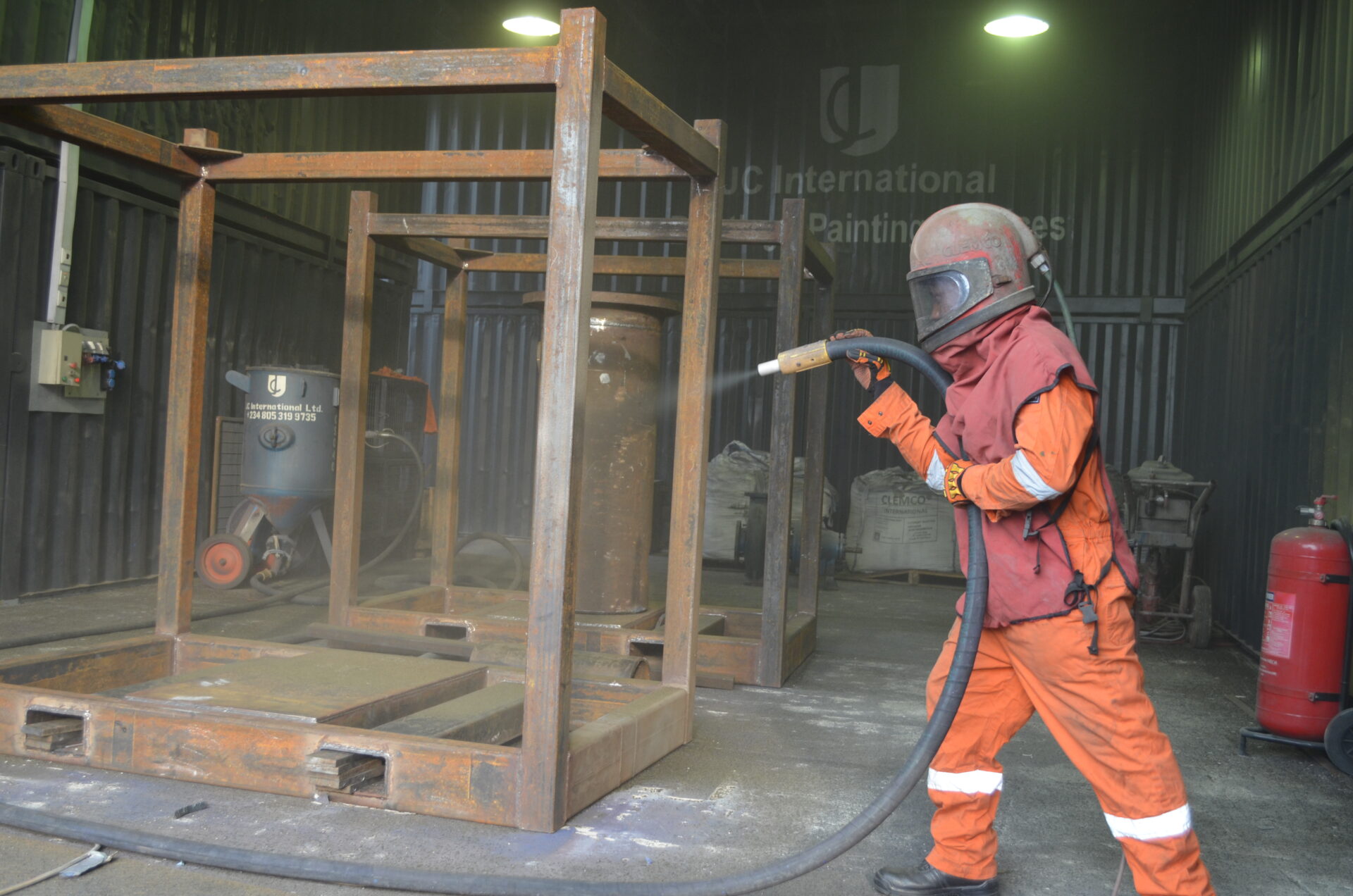 Blasting and Painting - JCI Training